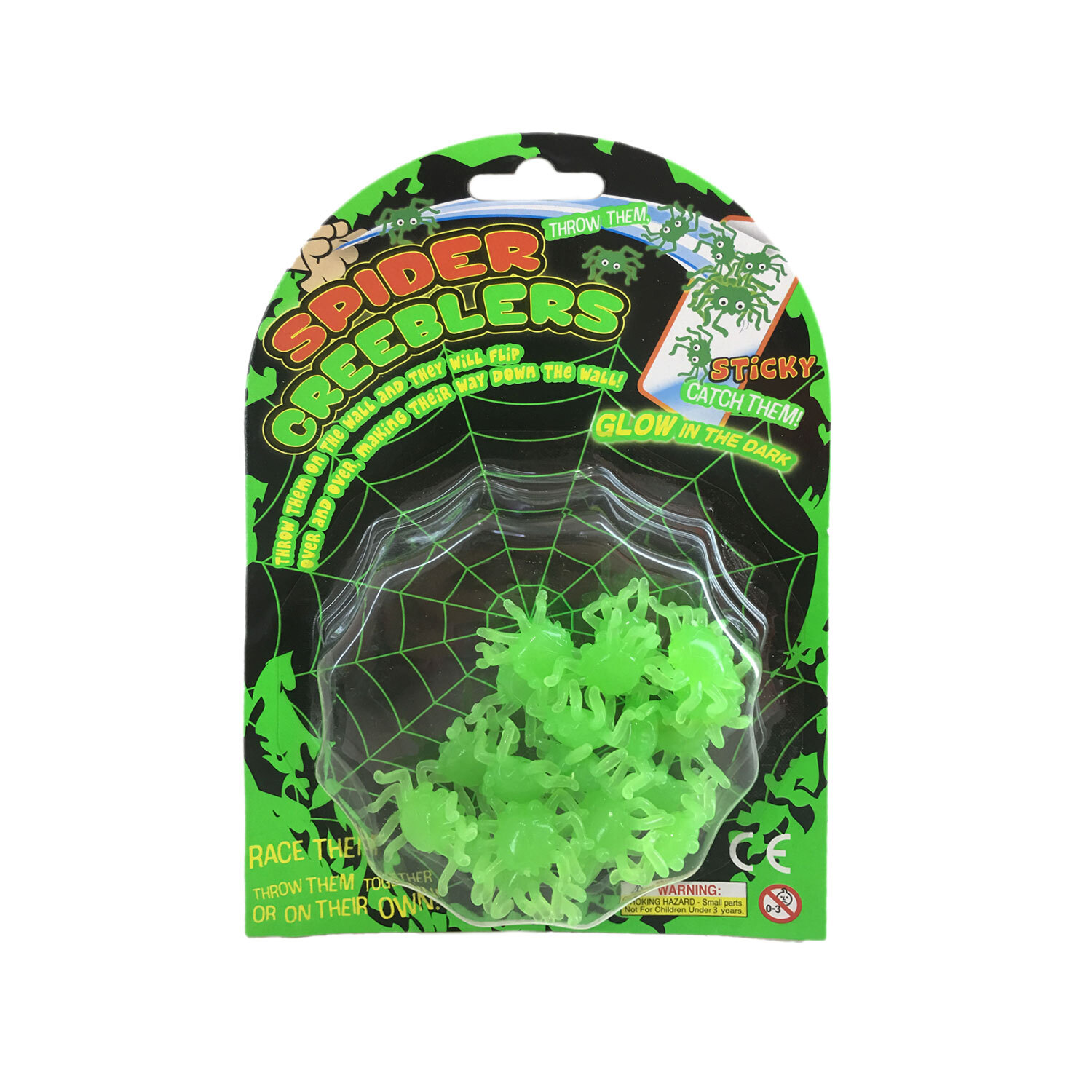 Glow in the Dark Spider Creeblers