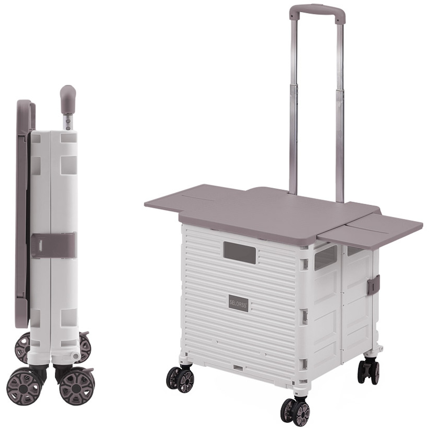 Folding Trolley with Magnetic Lid