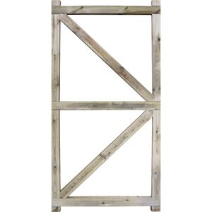Heavy Duty H-Frame Pedestrian Ultimate Garden Gate with Strong Framing