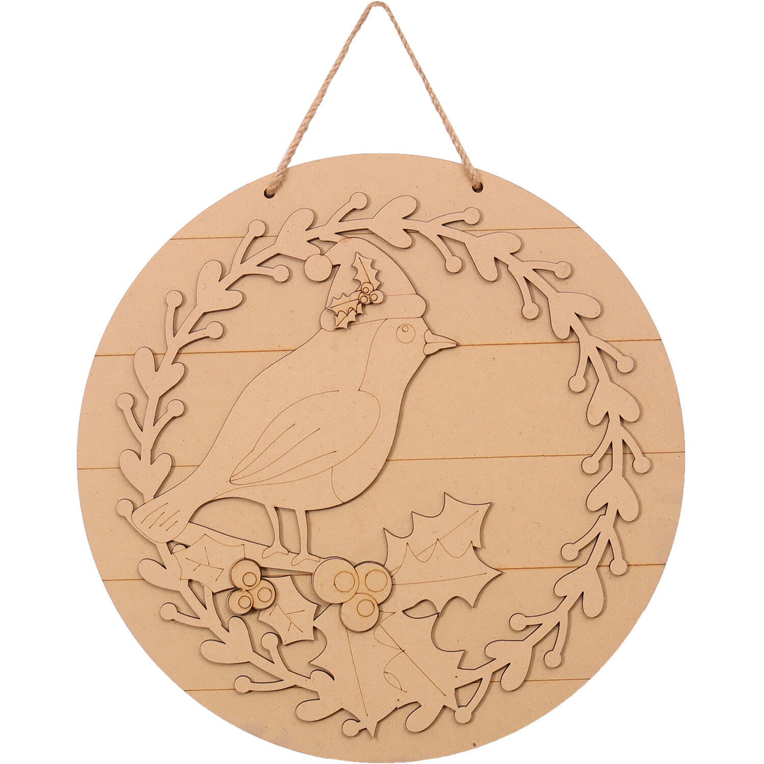 Robin Wooden Plaque