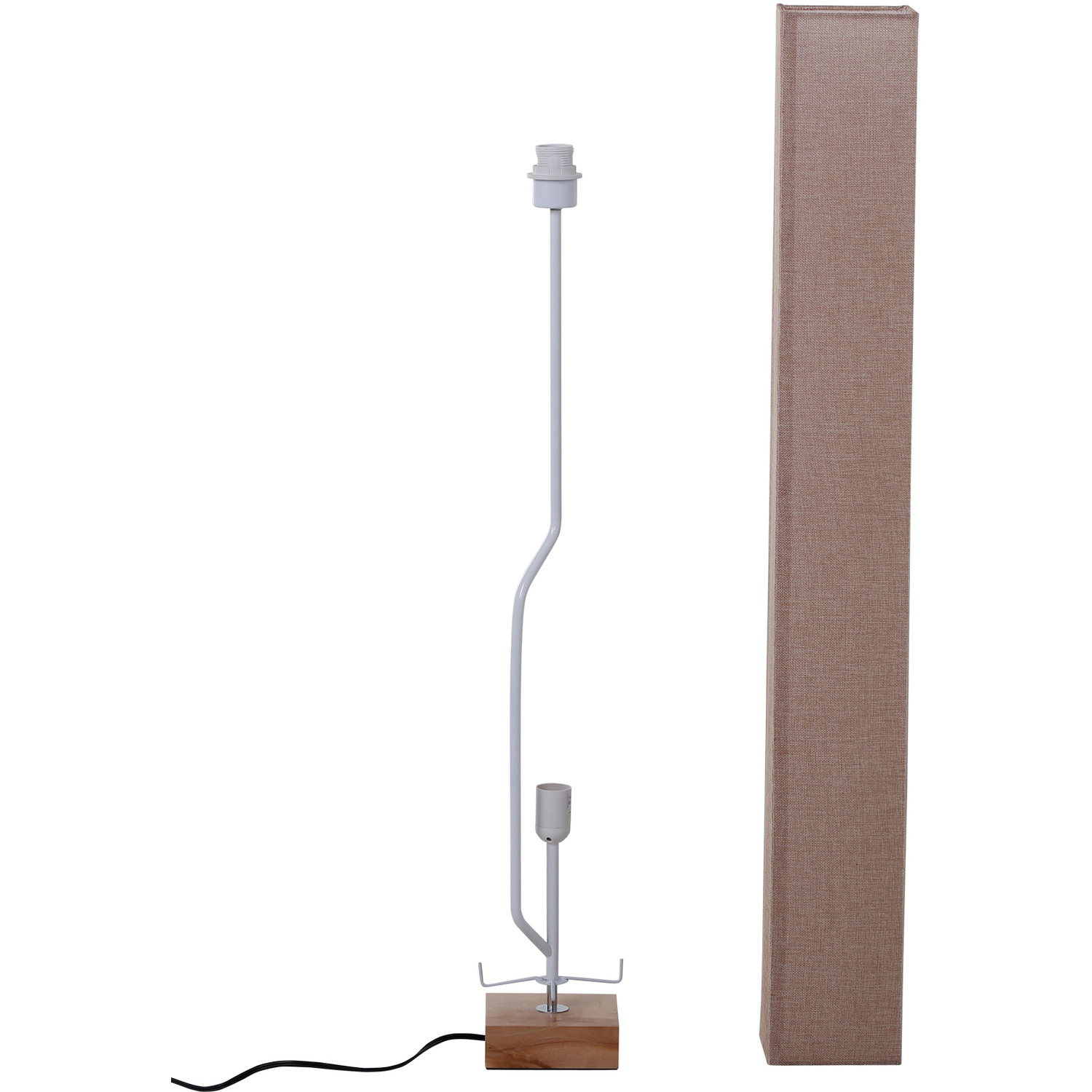 Modern 47 Inch Floor Lamp Cuboid