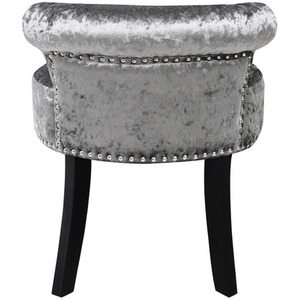 Floral Velvet Dressing Stool