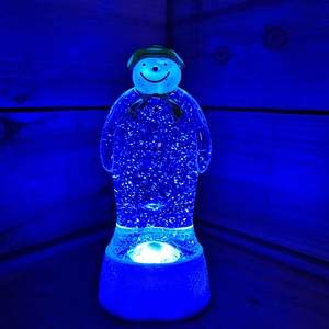 22.5cm Snowtime Christmas Water Spinner The Snowman