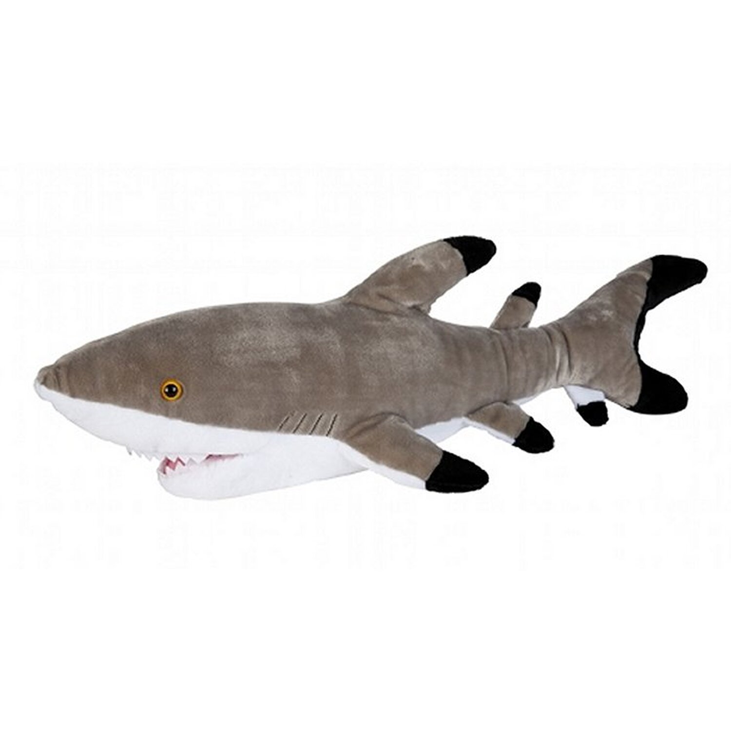 Giant Black Tip Shark Soft Toy