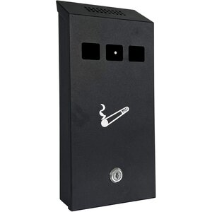 Oypla Steel Wall Mounted Outdoor Ashtray Cigarette Bin