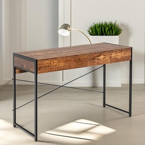 Industrial 112CM Wide Writing Desk With 2 Drawers