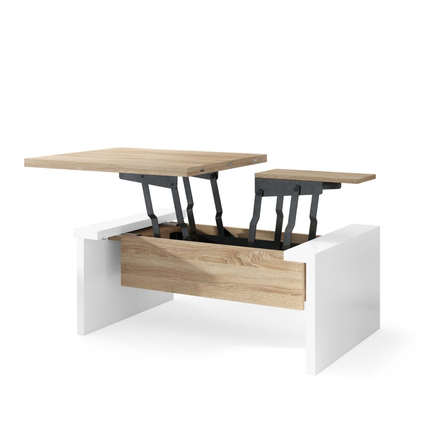 Space 2 in 1 Extending Coffee Dining Table 100-170cm