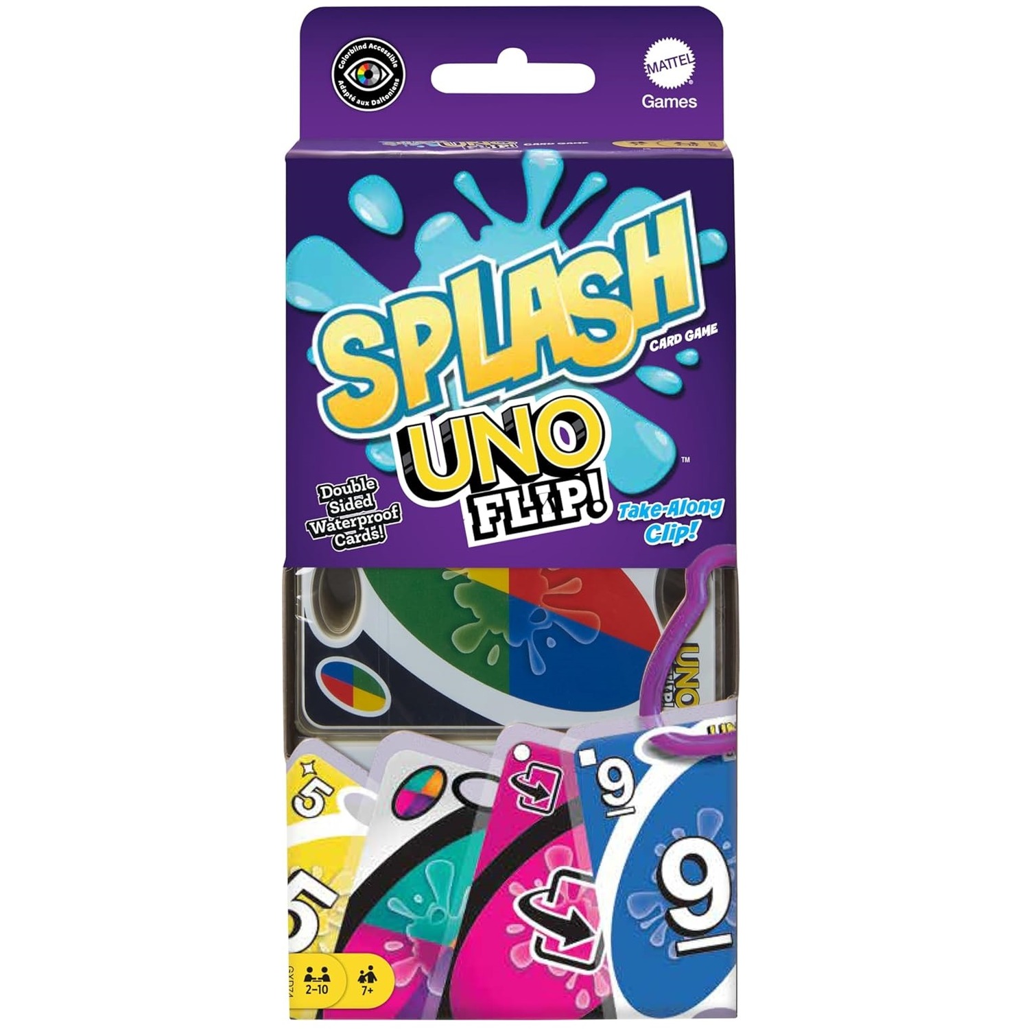 Mattel Games UNO Flip! Splash Card Game