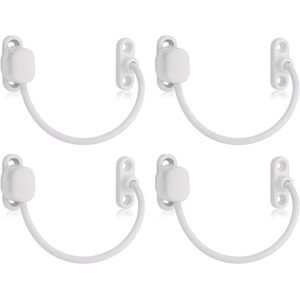 XFORT 4 Pack Viper Thumbturn Window Restrictor, Keyless Window Lock for ...