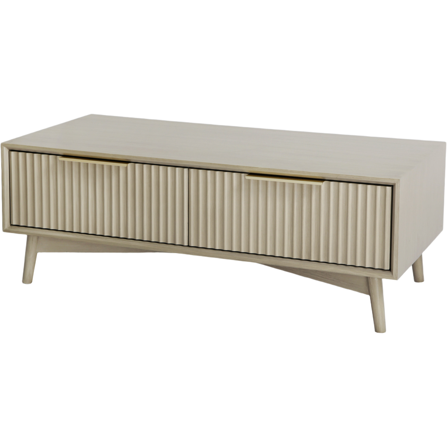 Monza - Coffee Table with Fluted Drawers