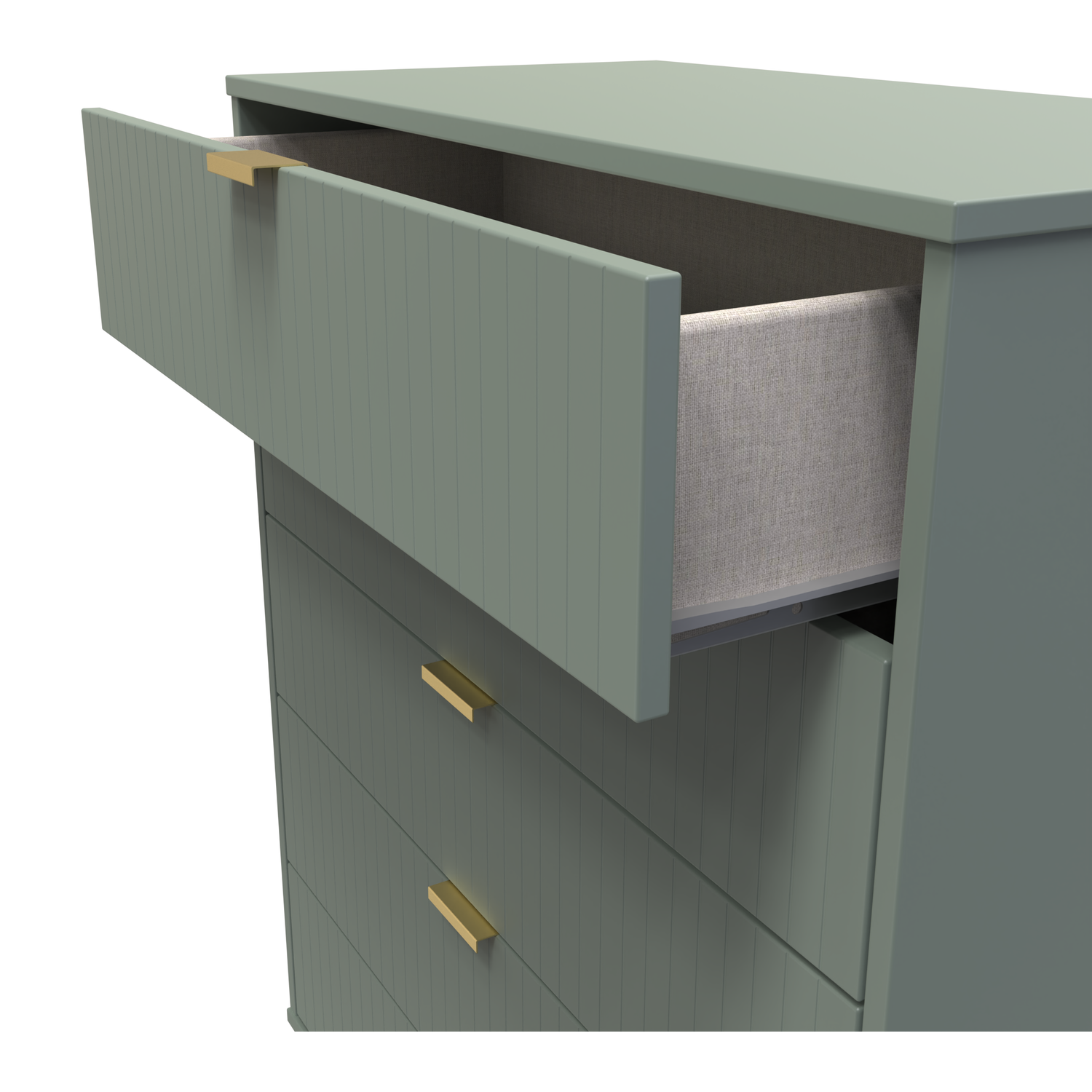 Linear Ready Assembled 5 Drawer Chest