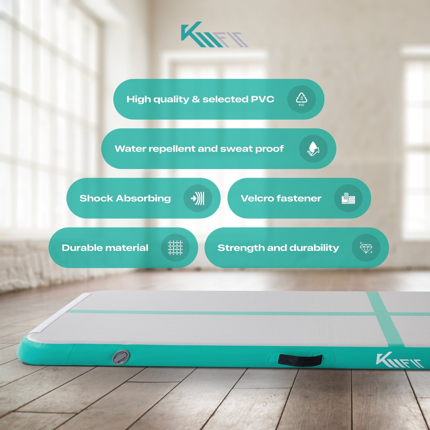 4m Inflatable Airtrack Gym Mat