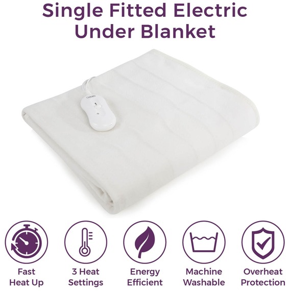 Single Fitted Electric Blanket