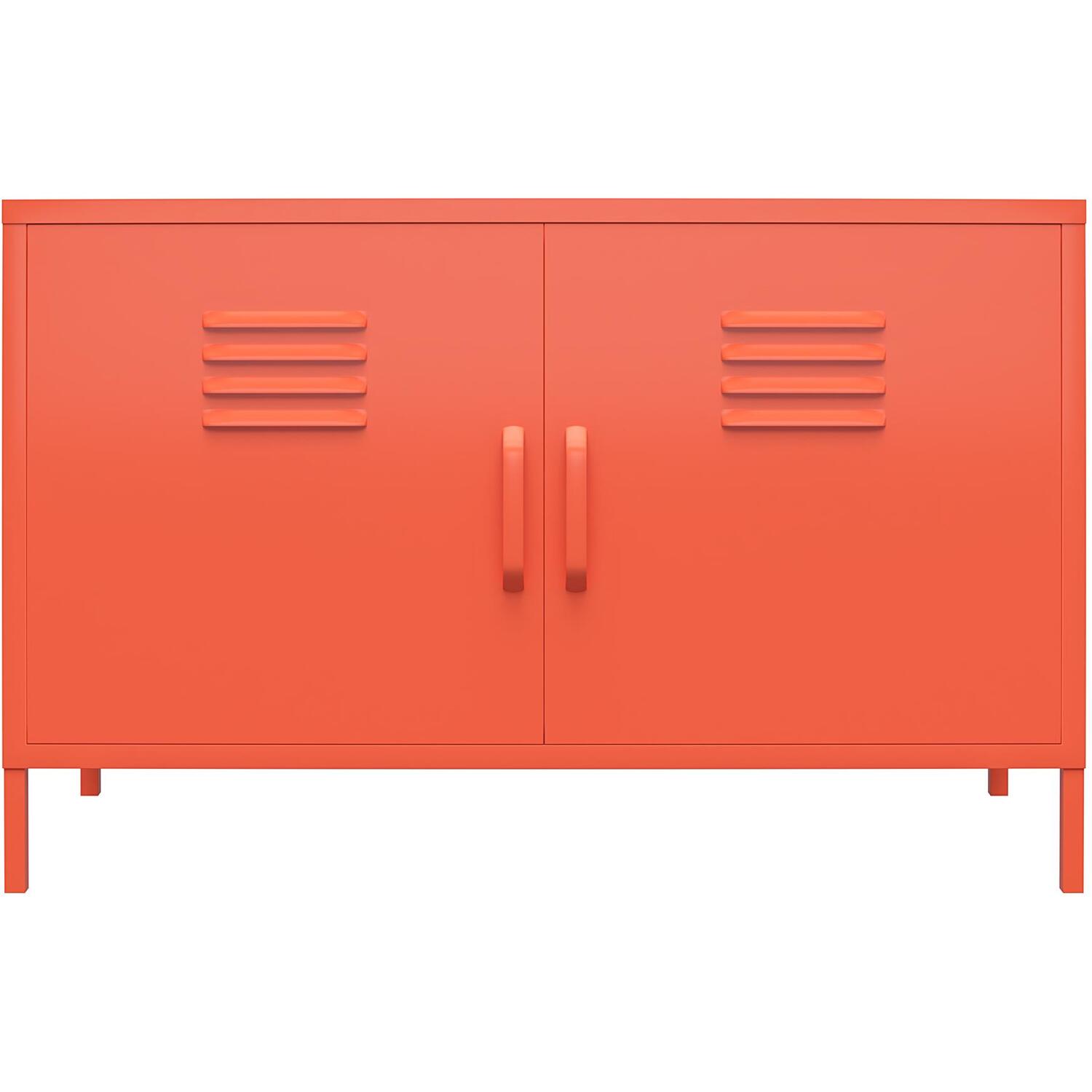 Cache metal locker with 2 doors