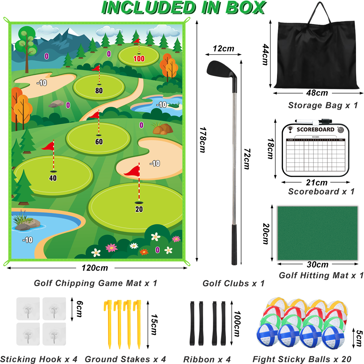 Kids Golf Chipping Game Set