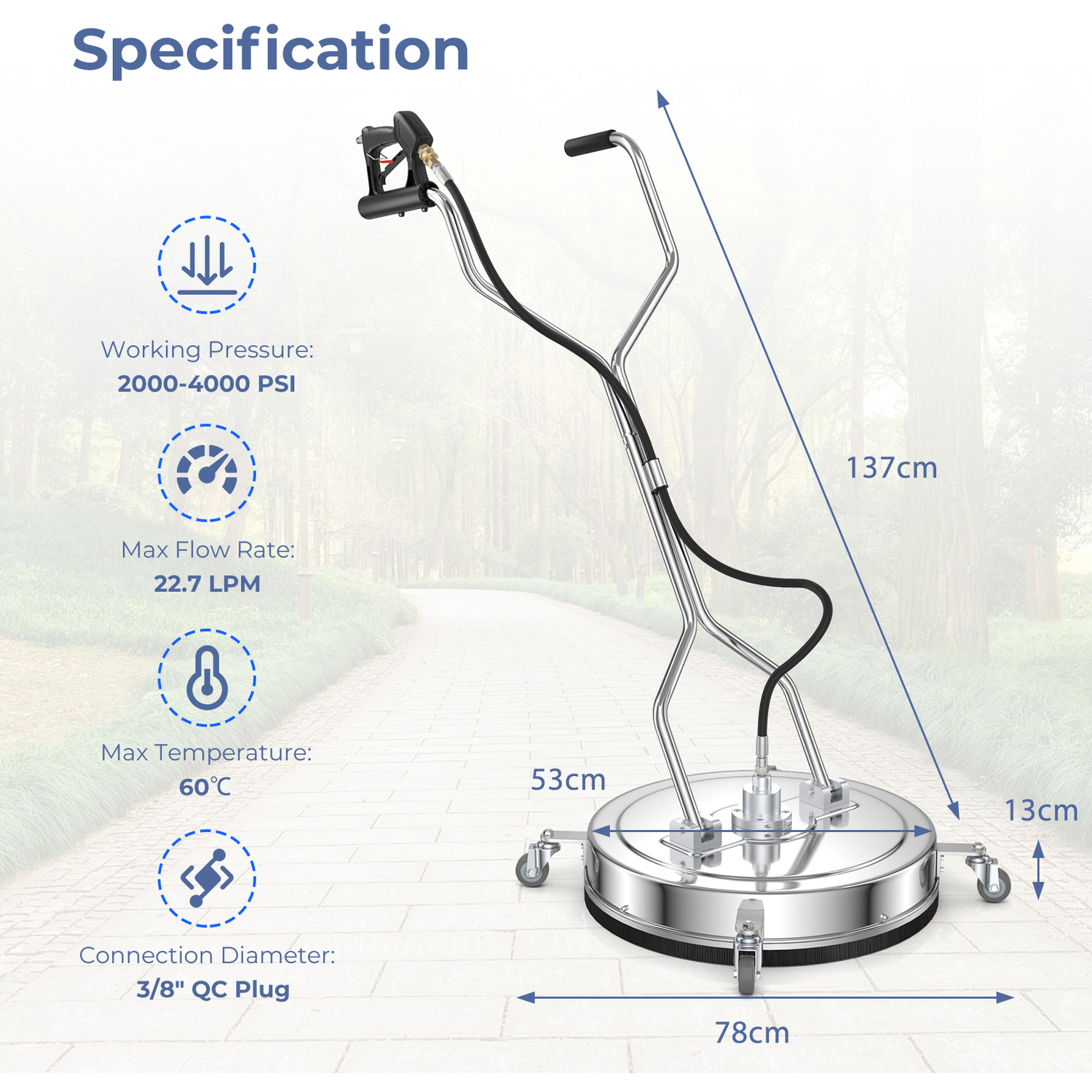 Pressure Washer Surface Cleaner
