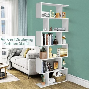 Industrial 6 Tier S Shaped Shelving Unit