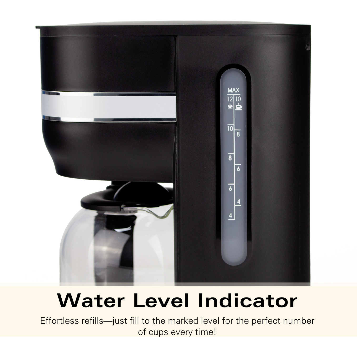 Ella 1.5L Matte Black Filter Coffee Machine