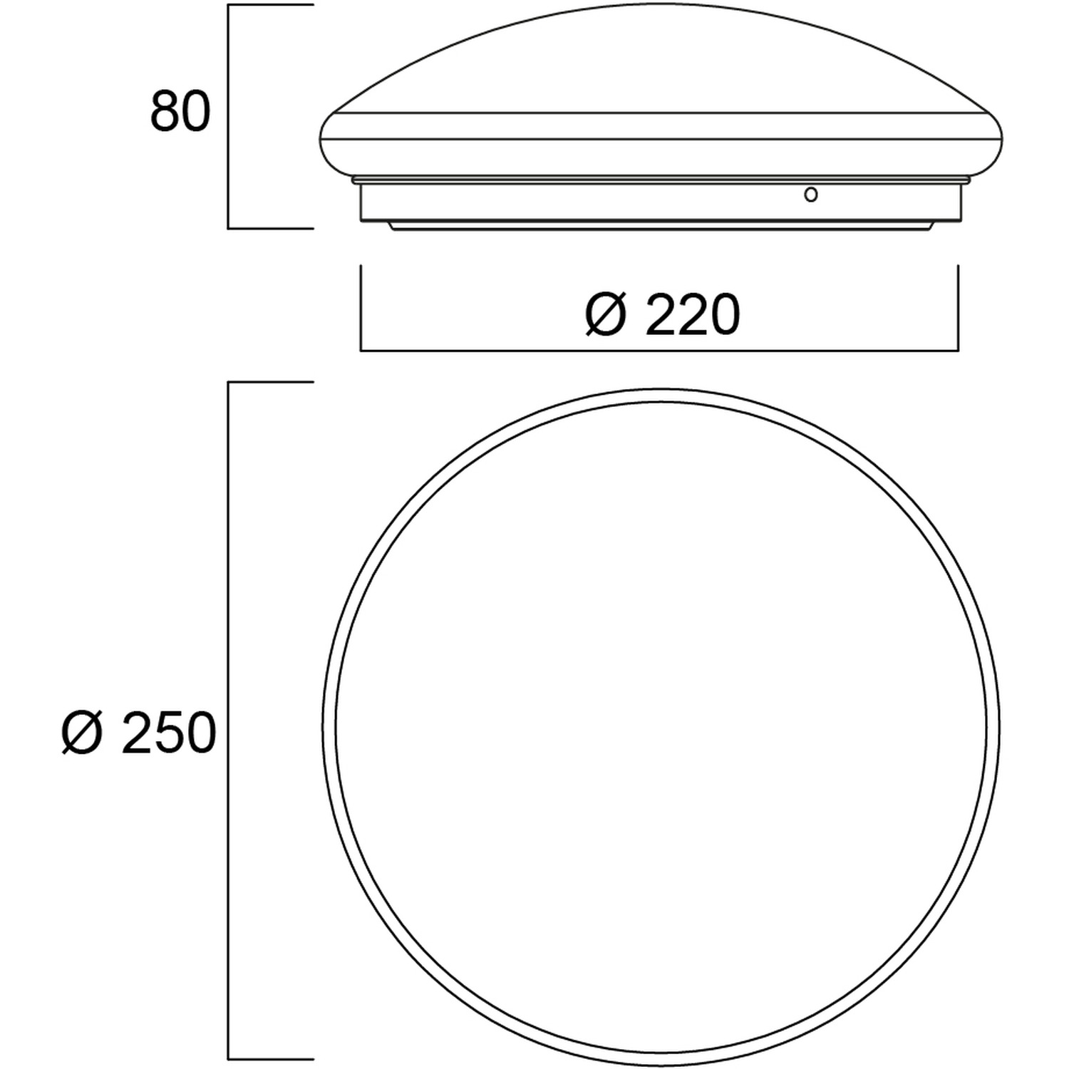 Surface Ceiling and Wall Integrated LED Dualtone Light