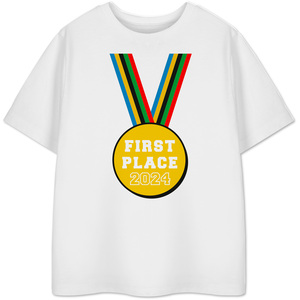Show Me The Merch First Place Unisex Kids Short Sleeved T-Shirt
