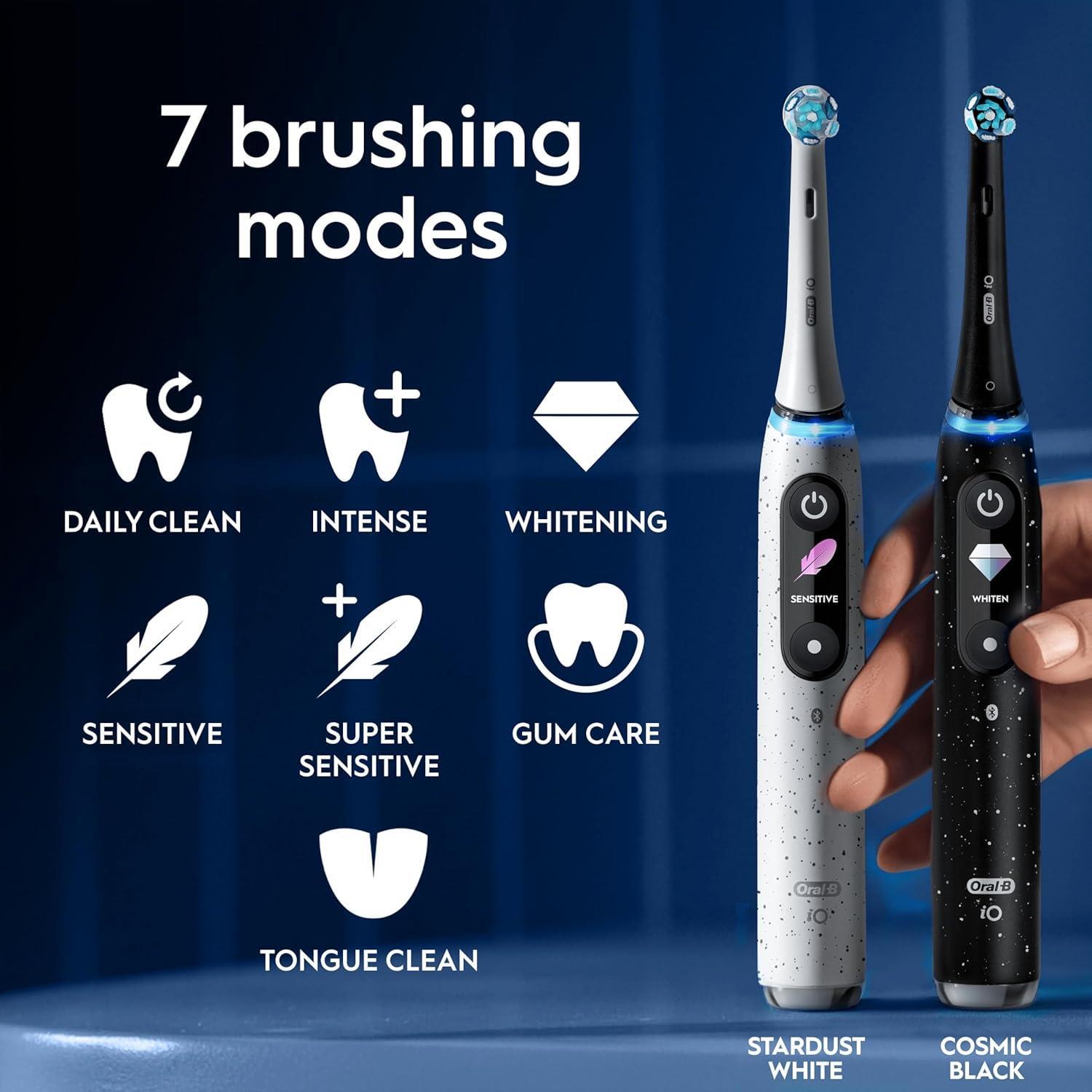 iO10 Electric Toothbrush with Travel Case and 7 Modes