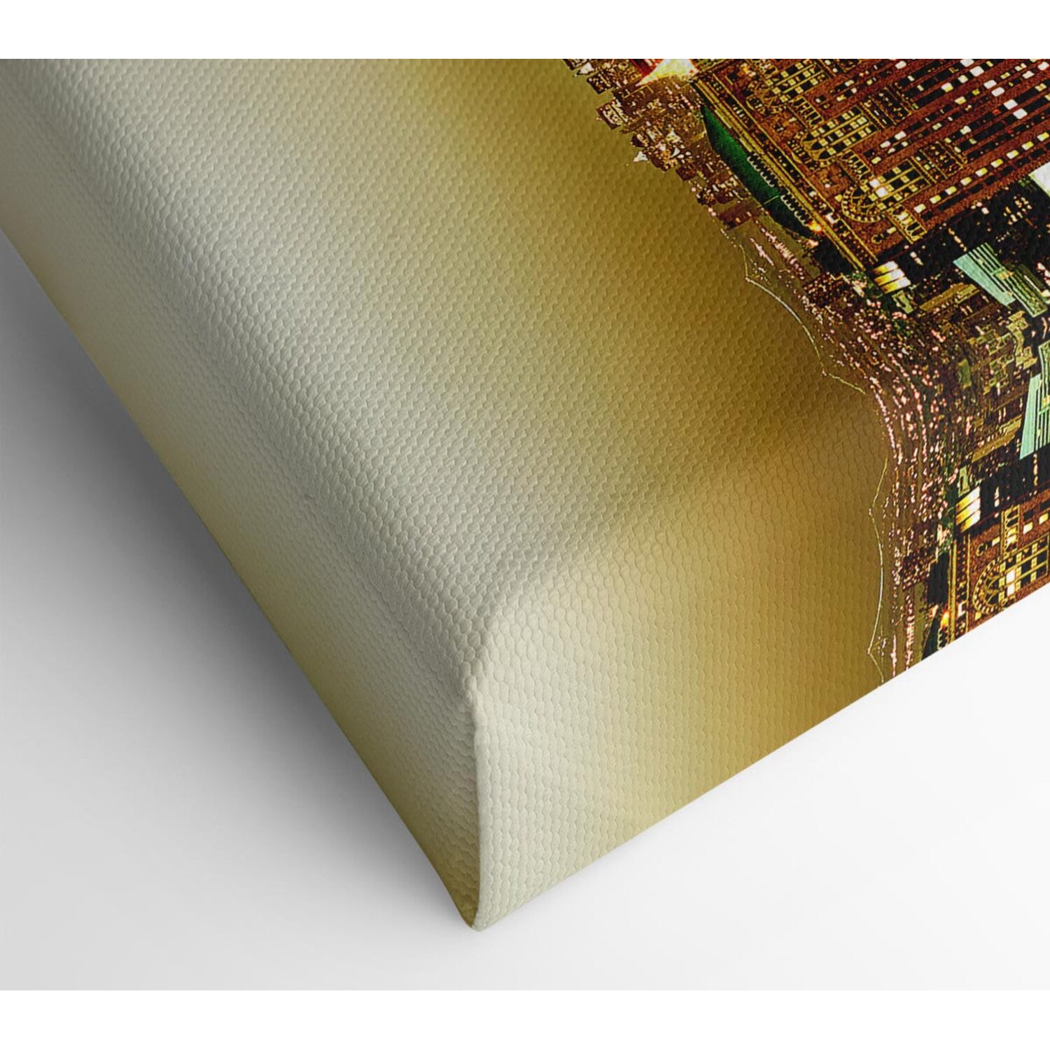 New York City Ochre Canvas Print Wall Art