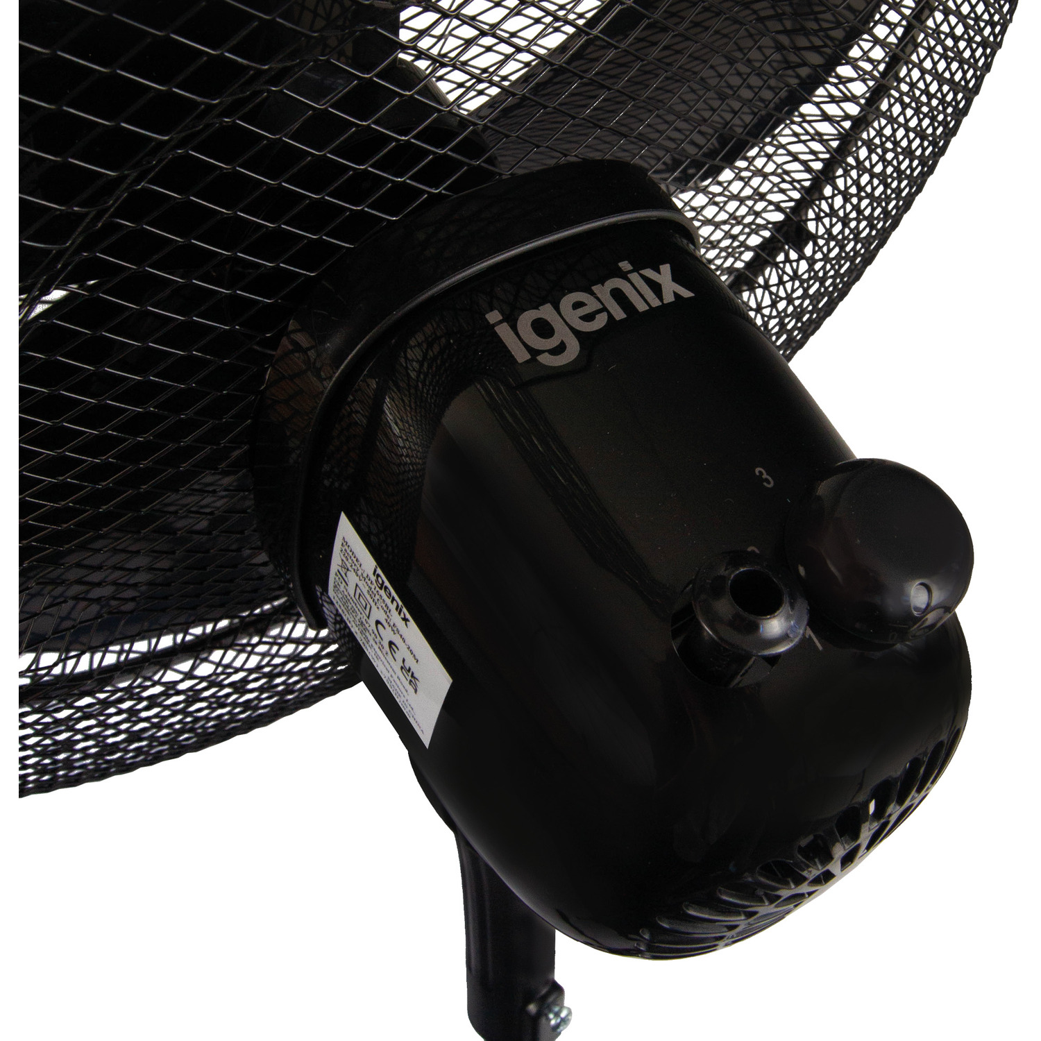 16 Inch Pedestal Fan Black