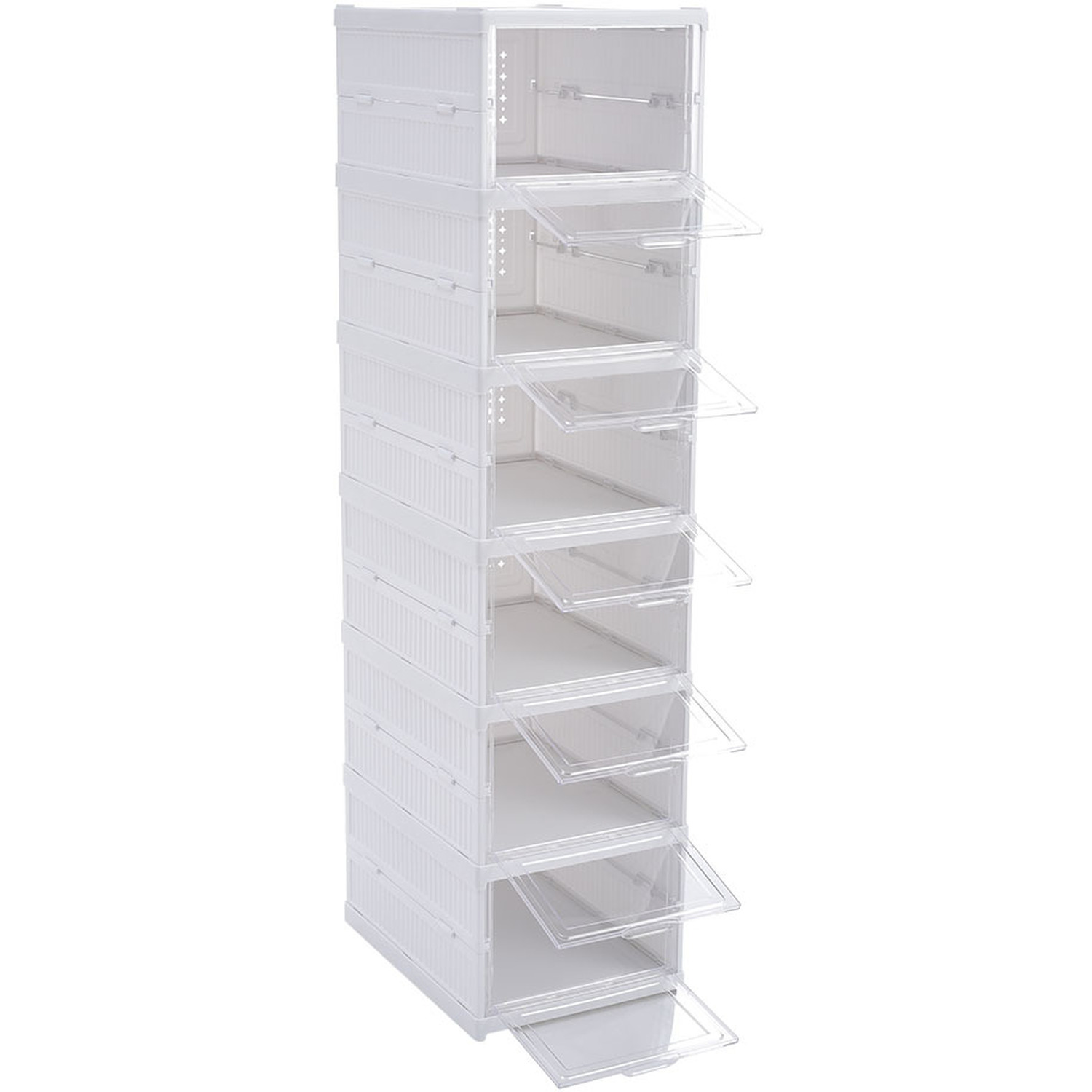 3 Tier Foldable Shoe Storage Box Unit