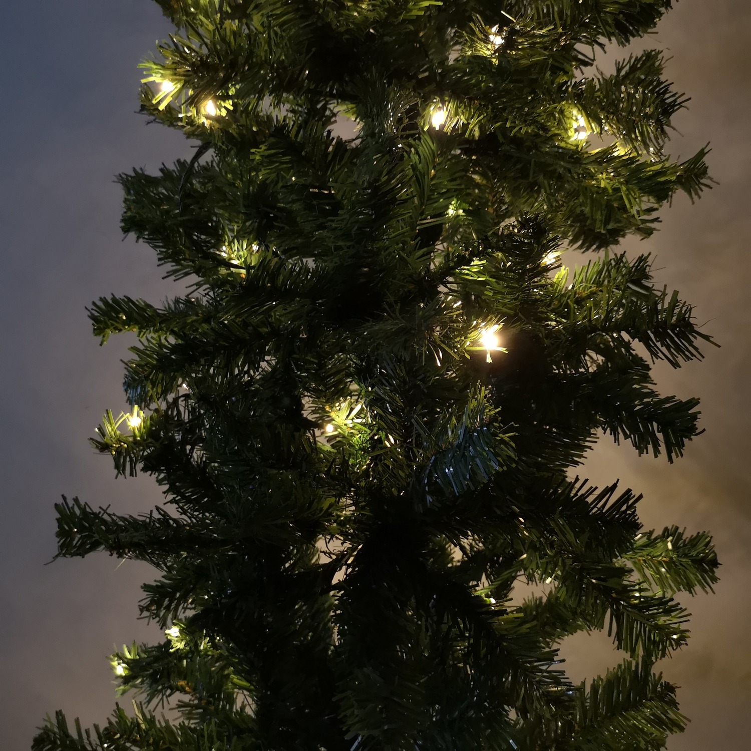 8FT Tall Prelit Christmas Tree Arch in Green
