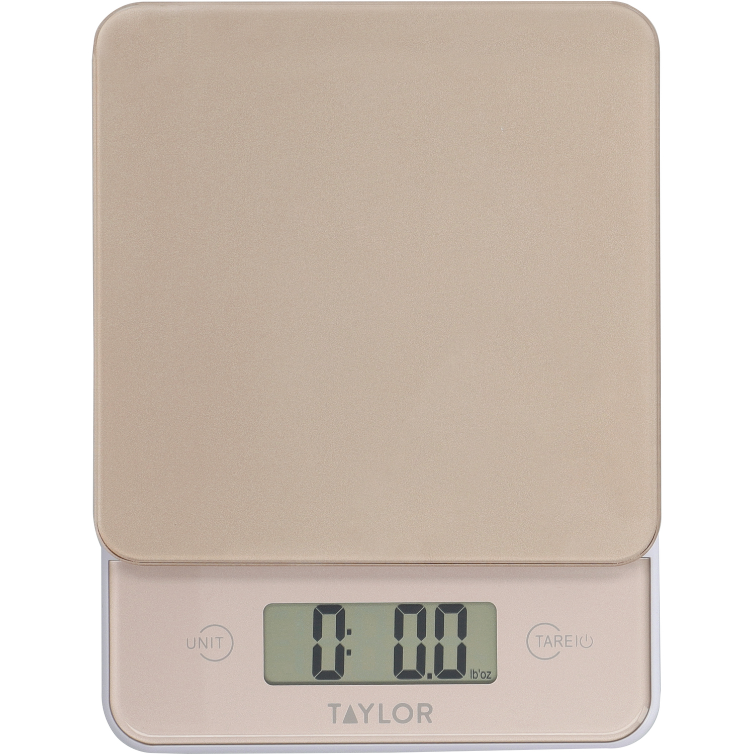 Taylor Digital Kitchen Scale, 5kg5000ml, Copper Glass