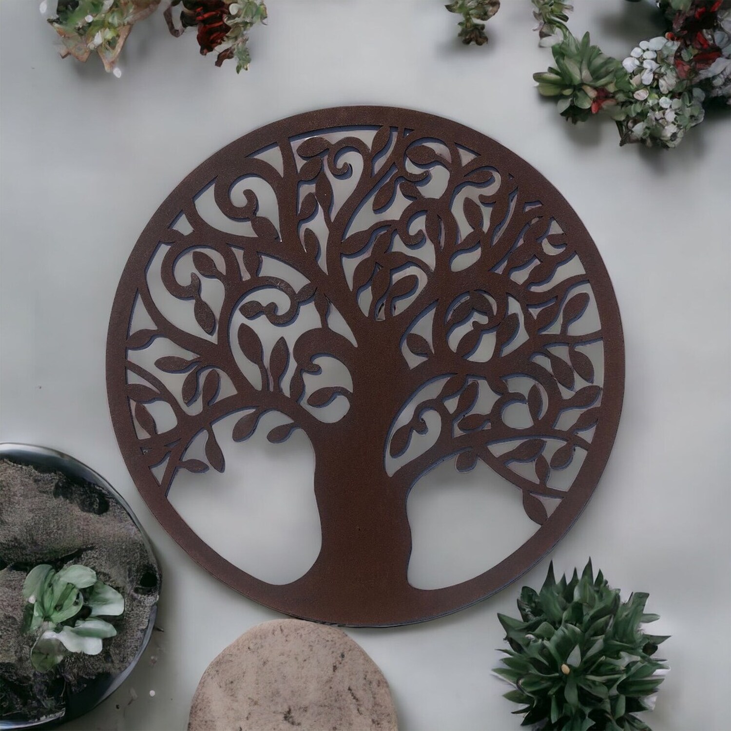 Rusted Rustic TREE OF LIFE Sign
