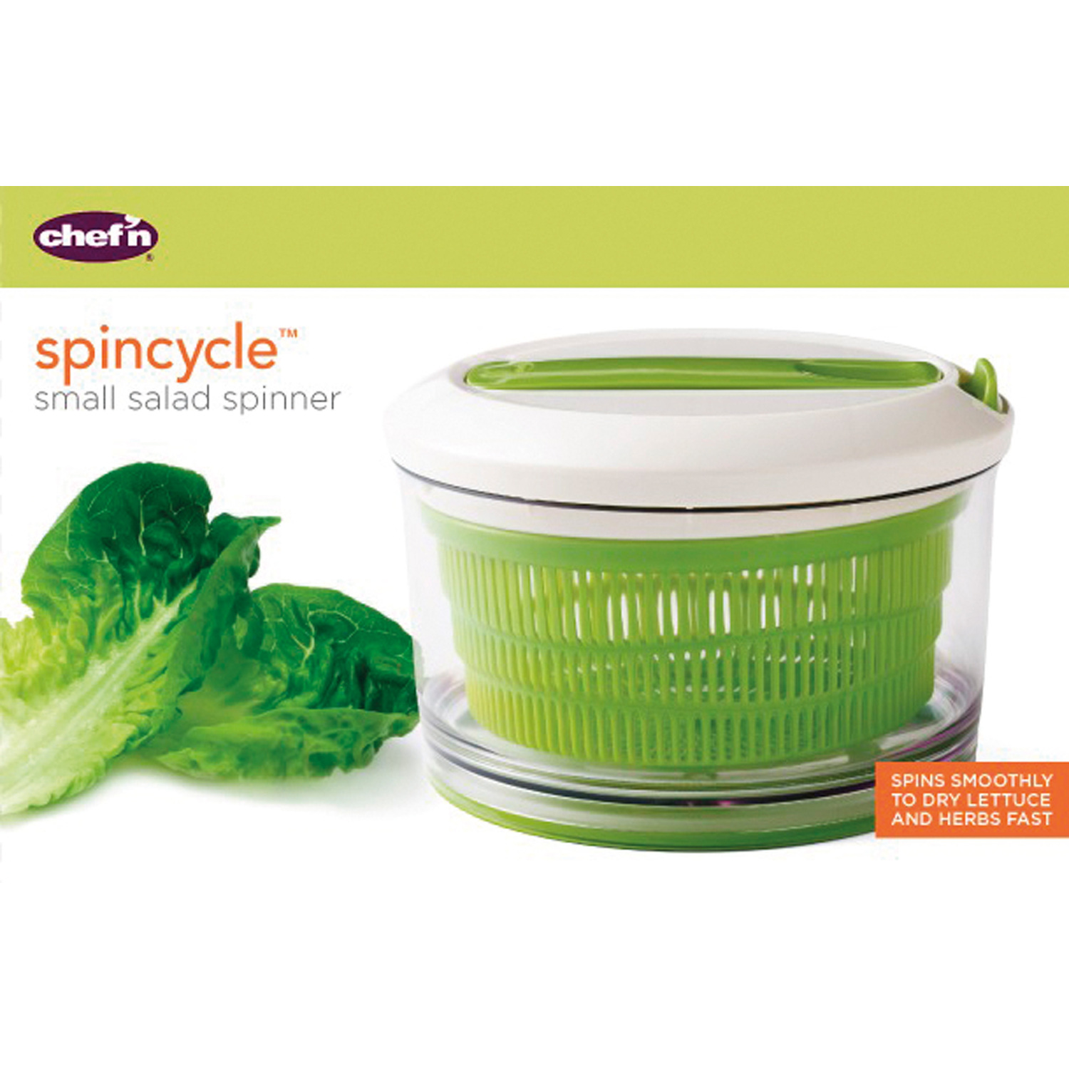 Chef'n SpinCycle - Small Salad Spinner