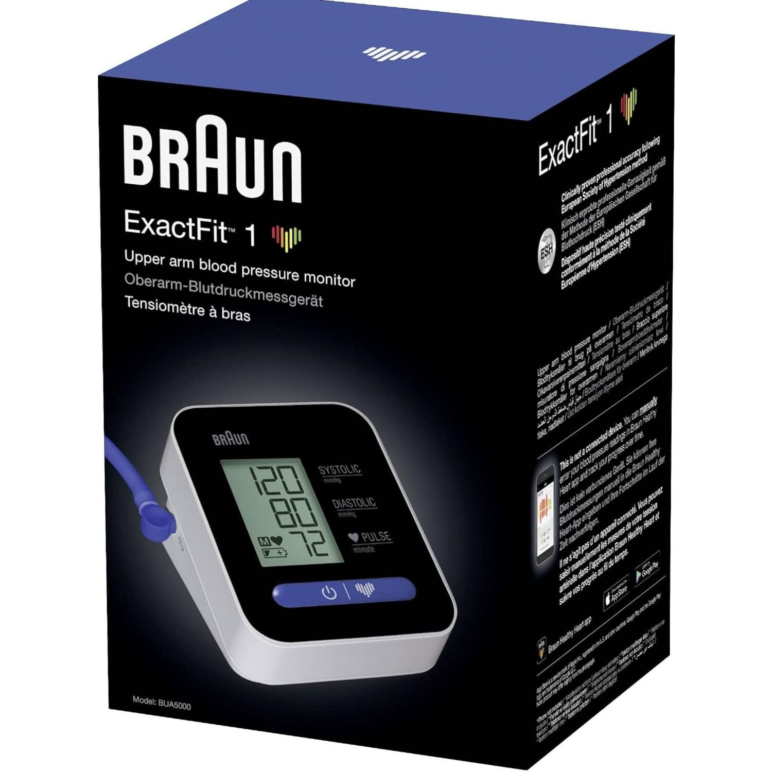 Upper Arm Blood Pressure Monitor Exact Fit 22-42cm
