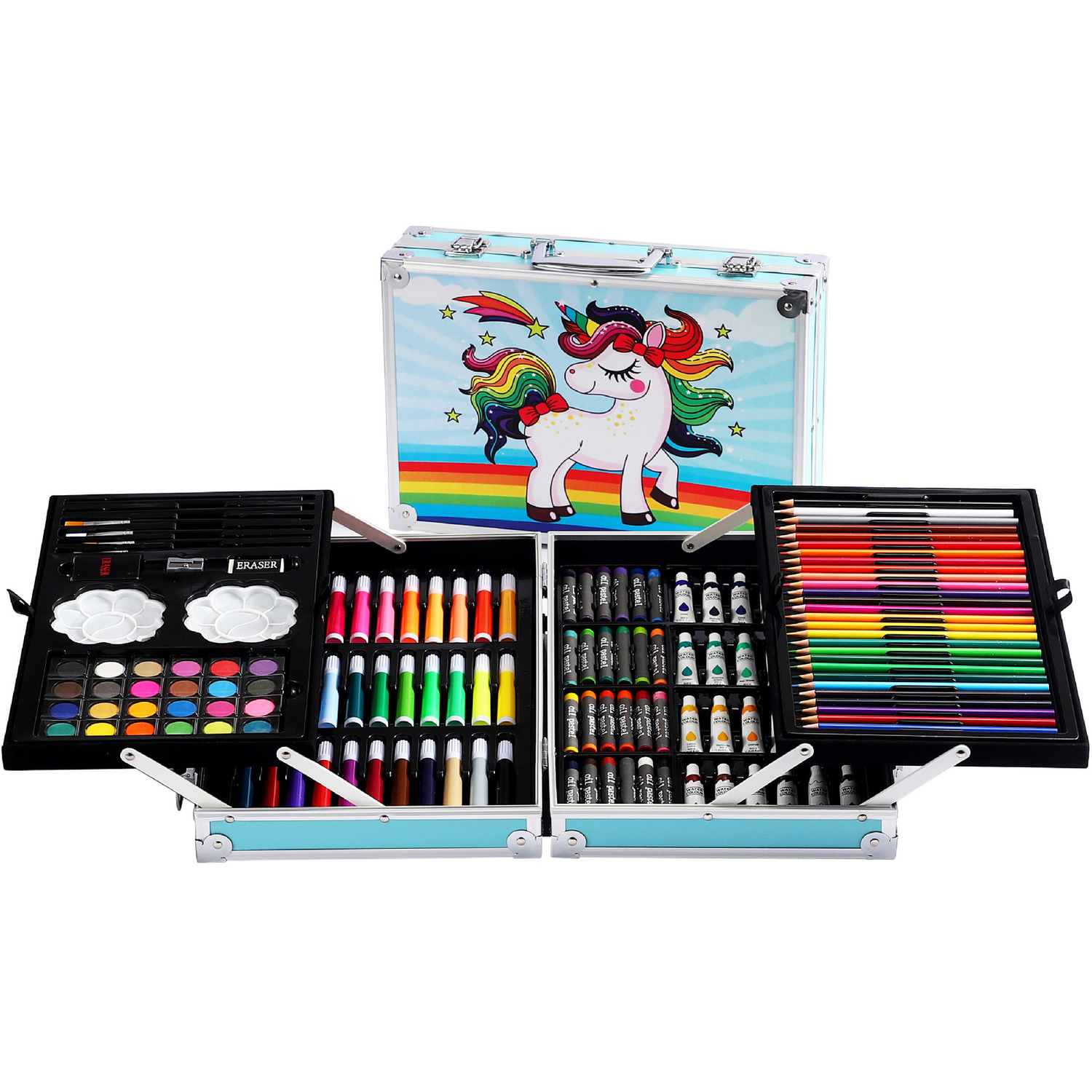 145 Piece Artist Aluminium Art Carry Case