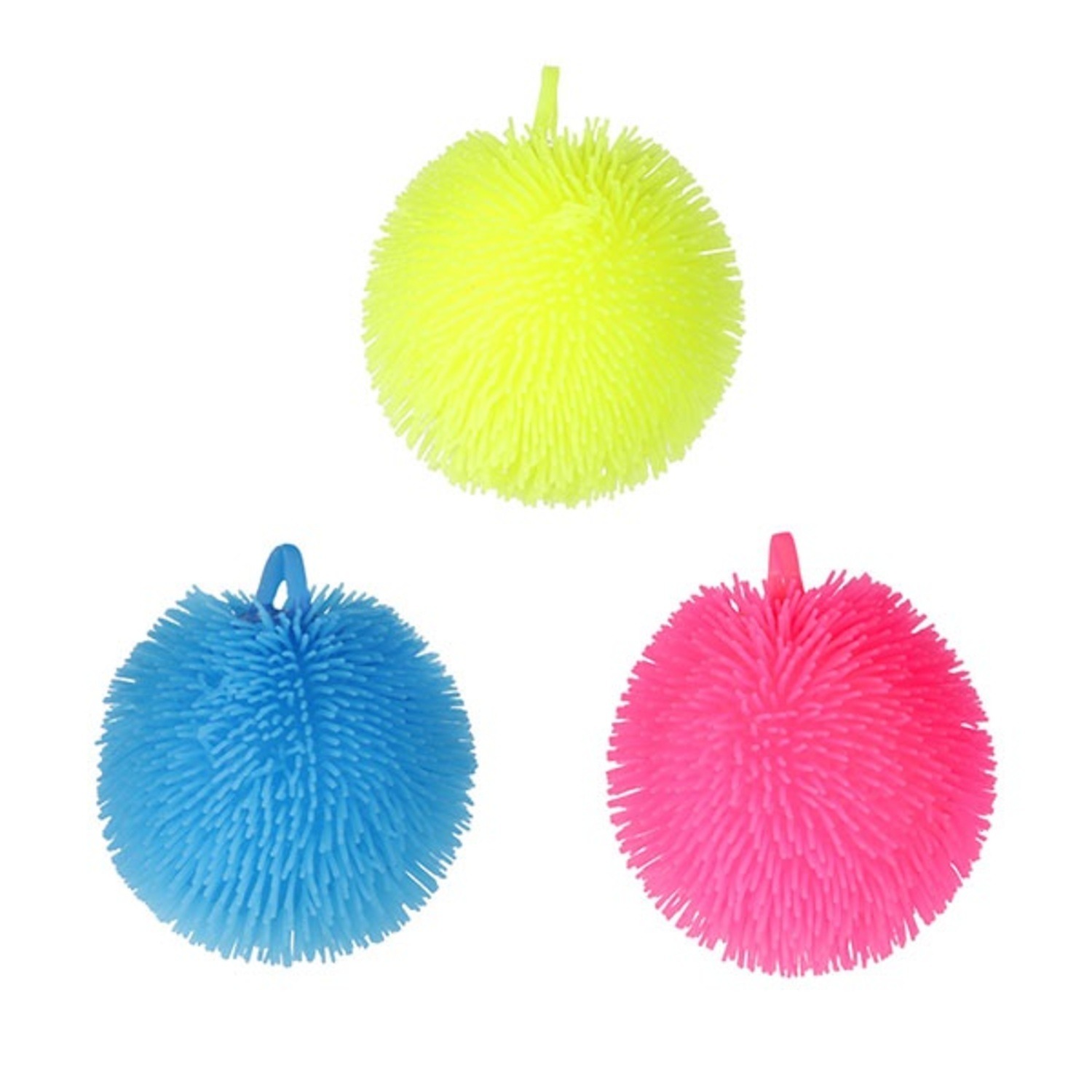 8CM Colourful Neon Squeeze Puffer Ball Squishy Sensory Soft Balls