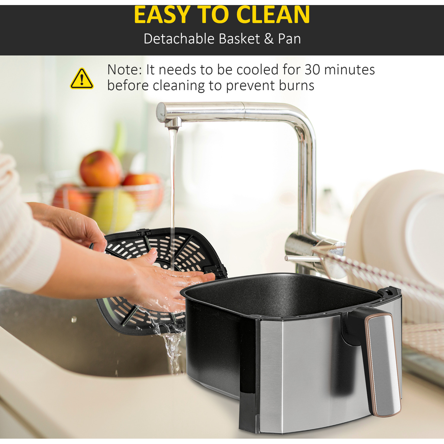 6.5L Digital Air Fryer with Timer