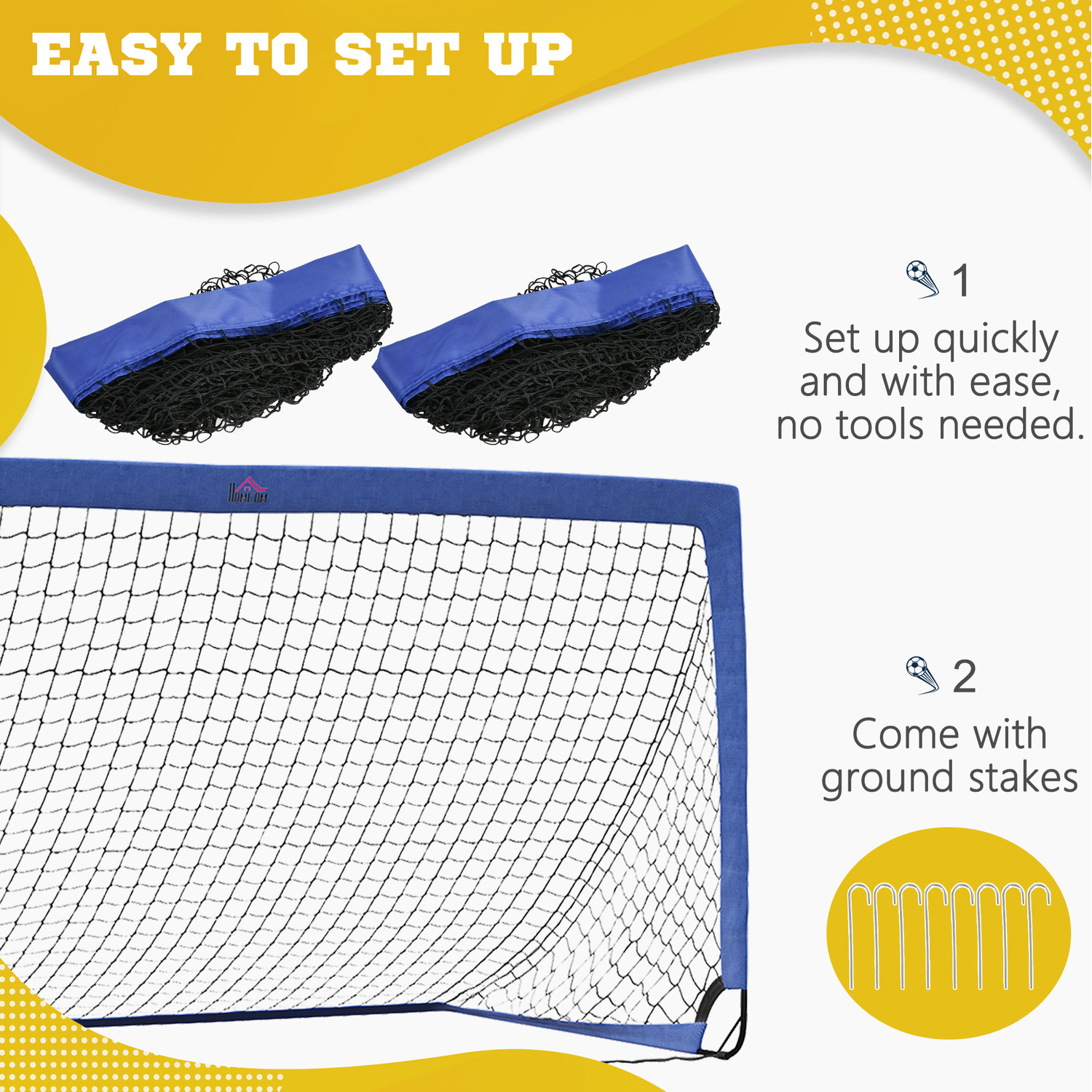 Football Goal Folding Outdoor with All Weather Net