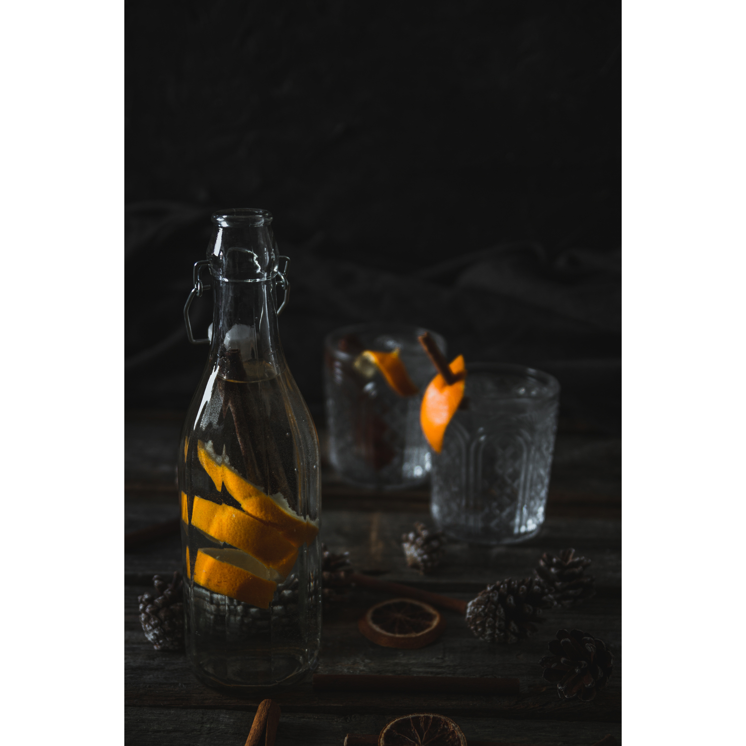 Set of 6 Home Made 500ml Cordial Bottles