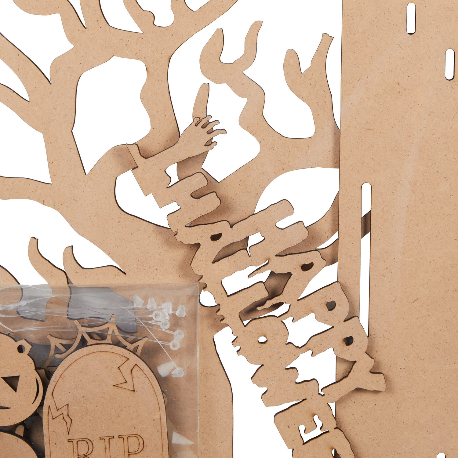 Happy Halloween Haunted Tree Sign