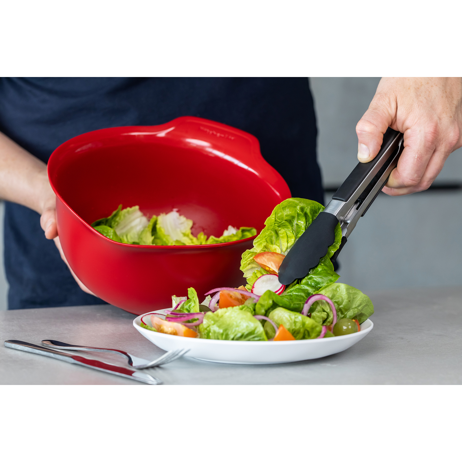 KitchenAid Side-Locking Tongs 23cm