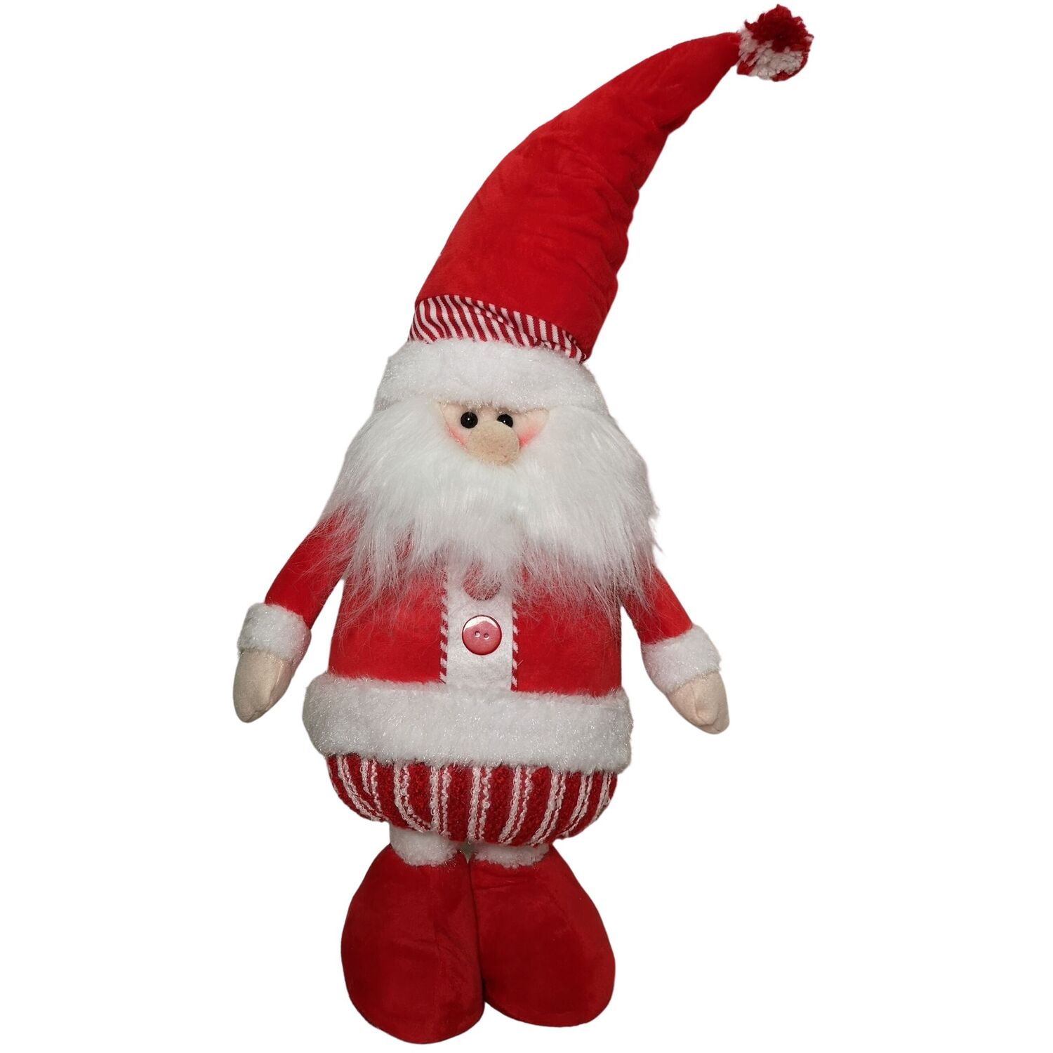 Standing Santa with Telescopic Legs Christmas Decoration