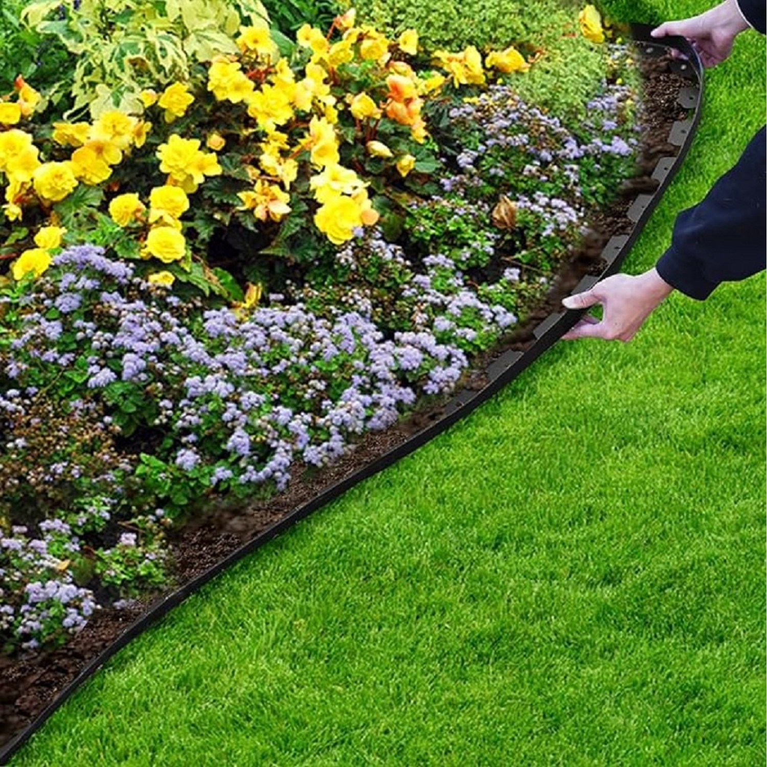 10m Flexible and Durable Plastic Garden Border Edging