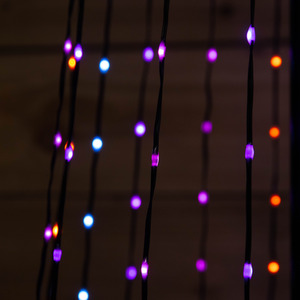 Christmas Pyramid Cone Tree with 580 Rainbow LEDs