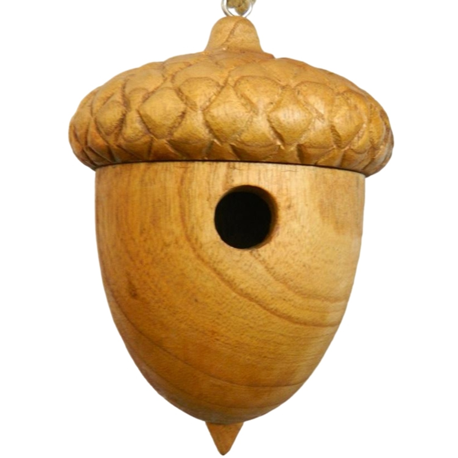 Wooden Bird House Nesting Box Acorn