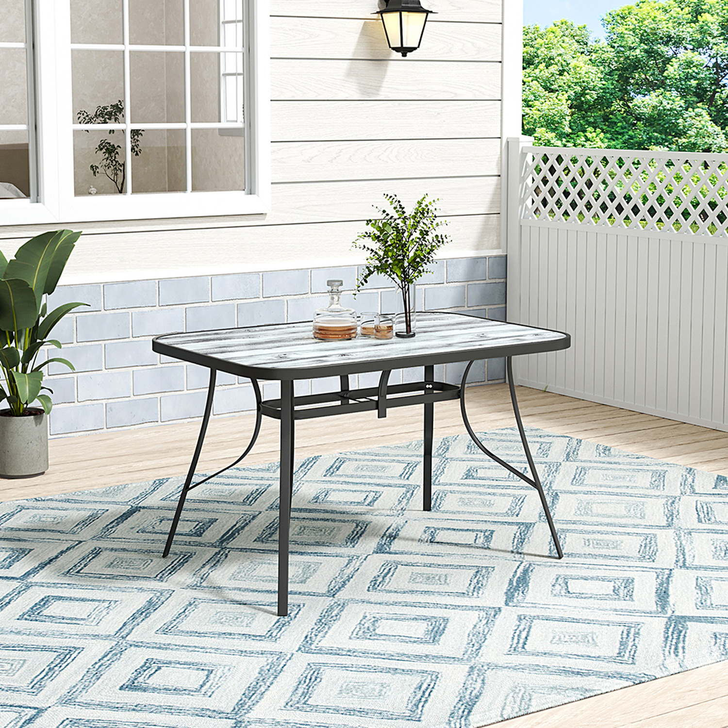 Garden Wood Effect Coffee Table