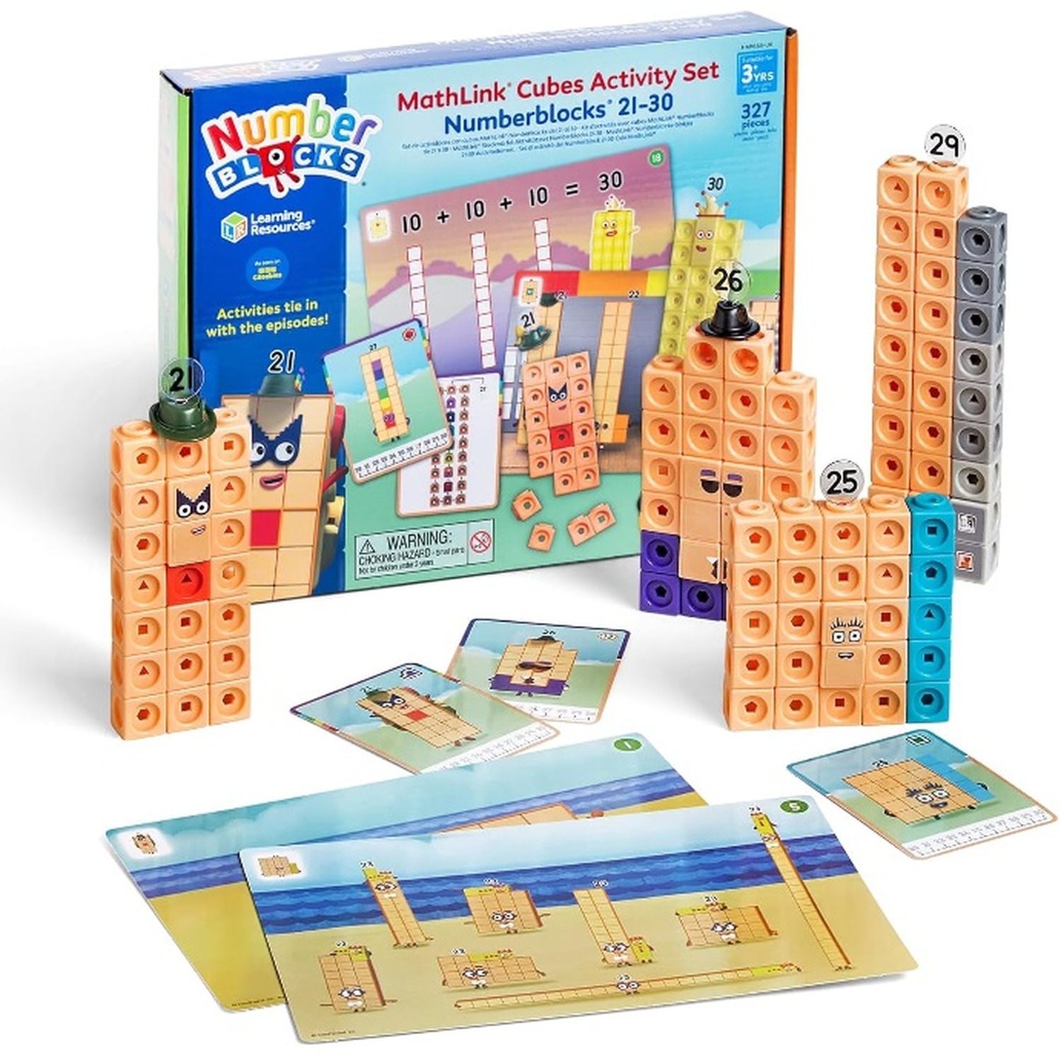 Numberblocks Mathlink Cubes 21-30 Activity Set