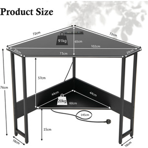 Triangle Computer Desk