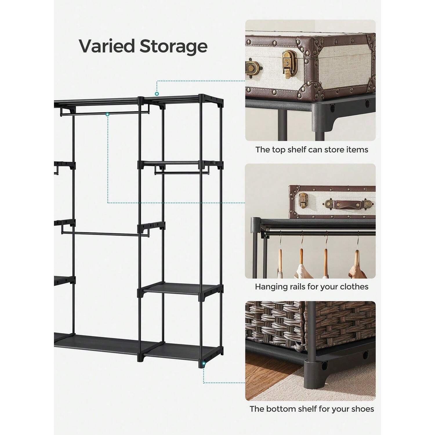 SONGMICS Portable Wardrobe
