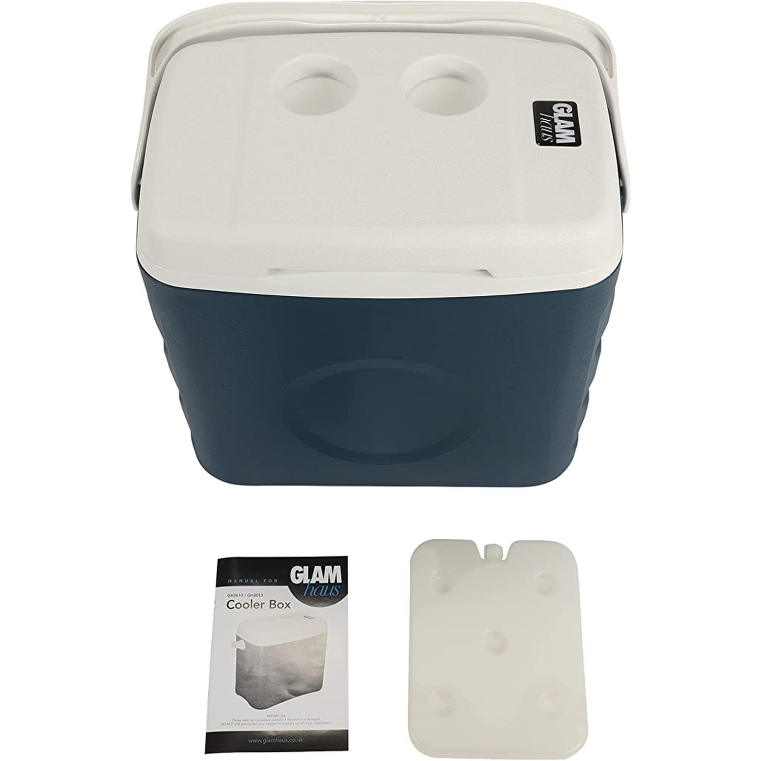 30L Portable Insulated Cool Box for Picnics, Beach, Camping and Travelling