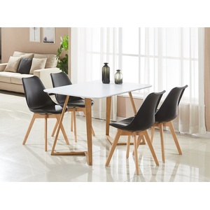 Lorenzo Dallas Dining Set includes a Table with 4 Chairs